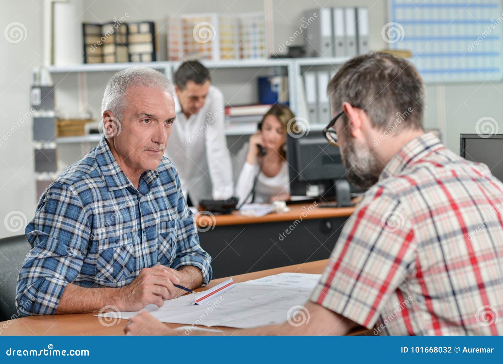 Men conversation in office stock photo. Image of boss - 101668032