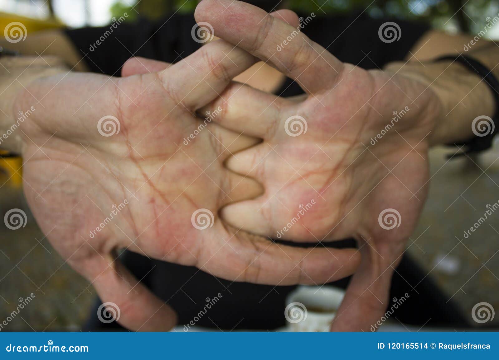 Men Cracking Their Knuckles Stock Photo - Image of addicted, pain ...