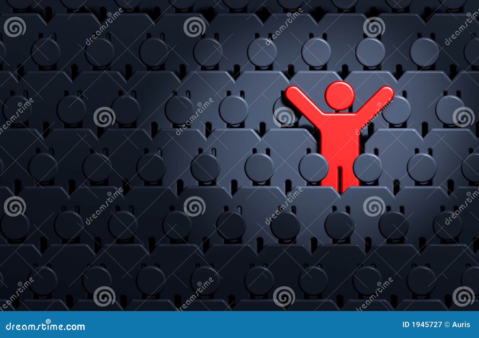 Men among crowd of people stock illustration. Illustration of shape ...