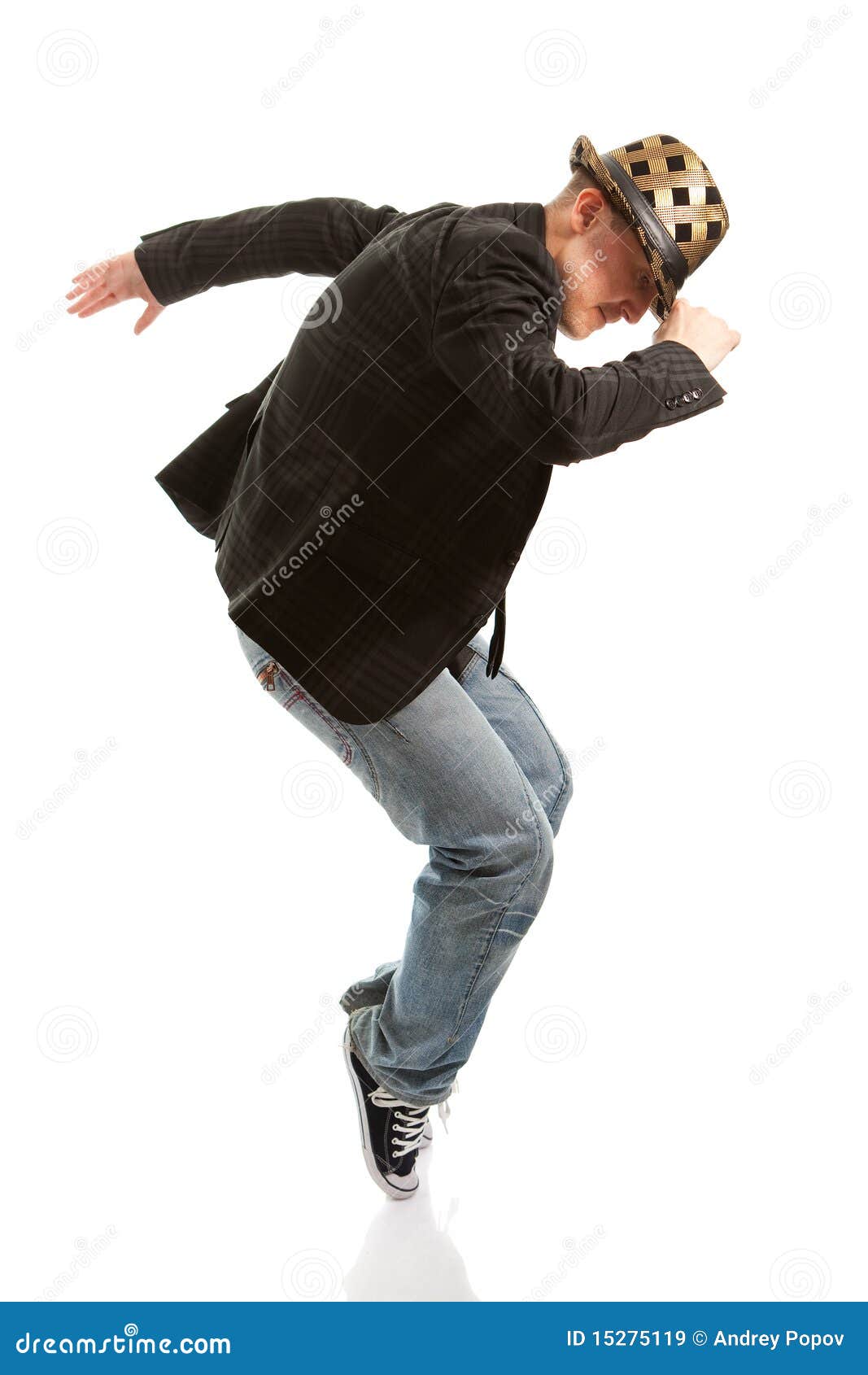 Men dancing stock image. Image of isolated, young, caucasian - 15275119