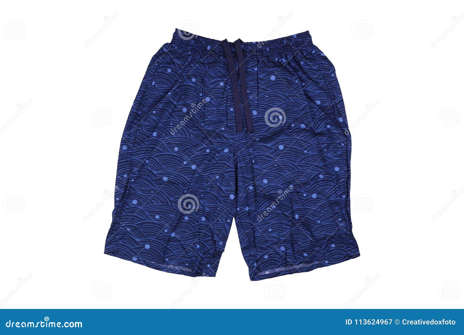 Men Blue Short on White Background Stock Image - Image of cotton, pants ...
