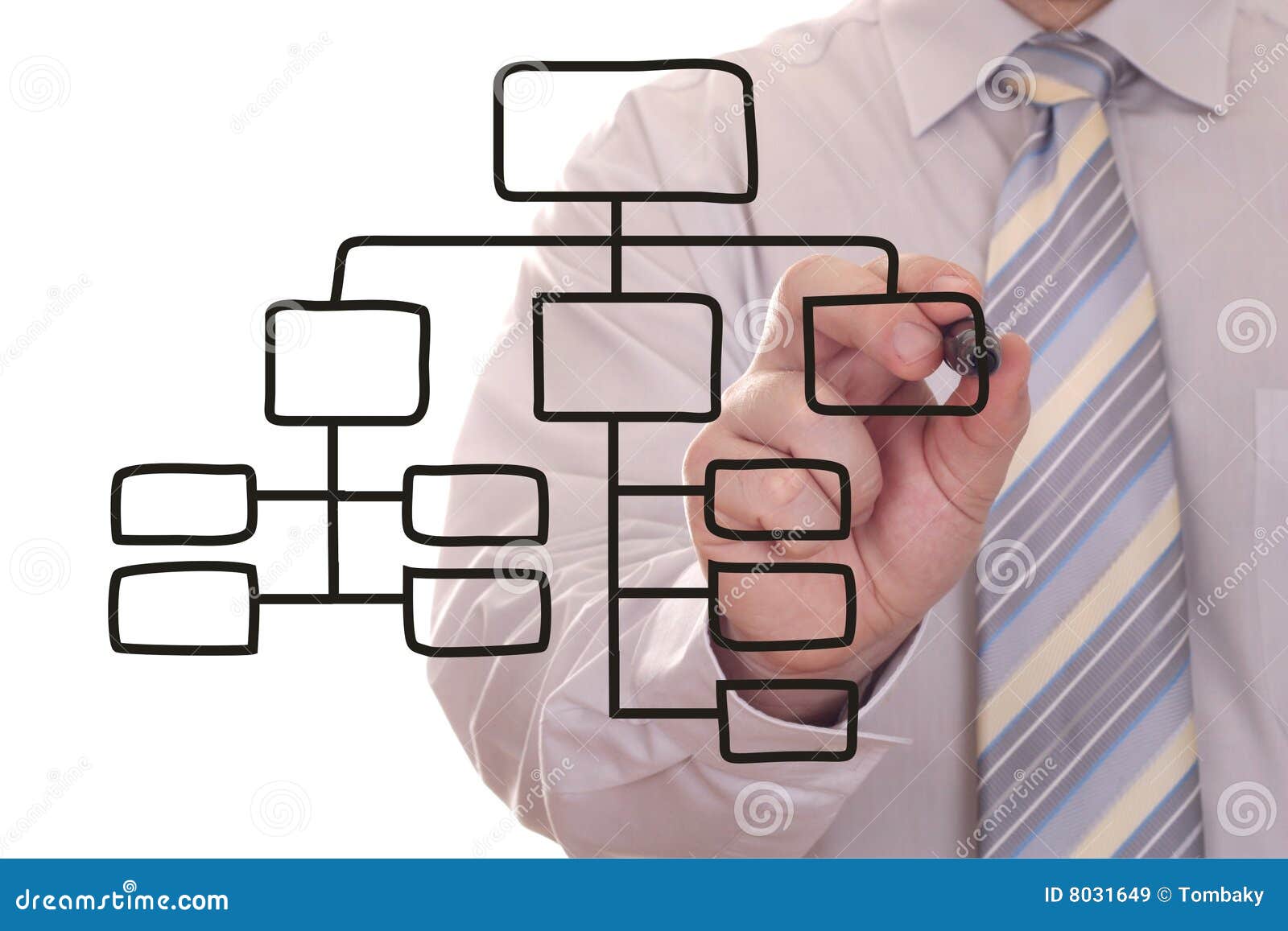 Men Drawing A Process Diagram Stock Image | CartoonDealer.com #8031649