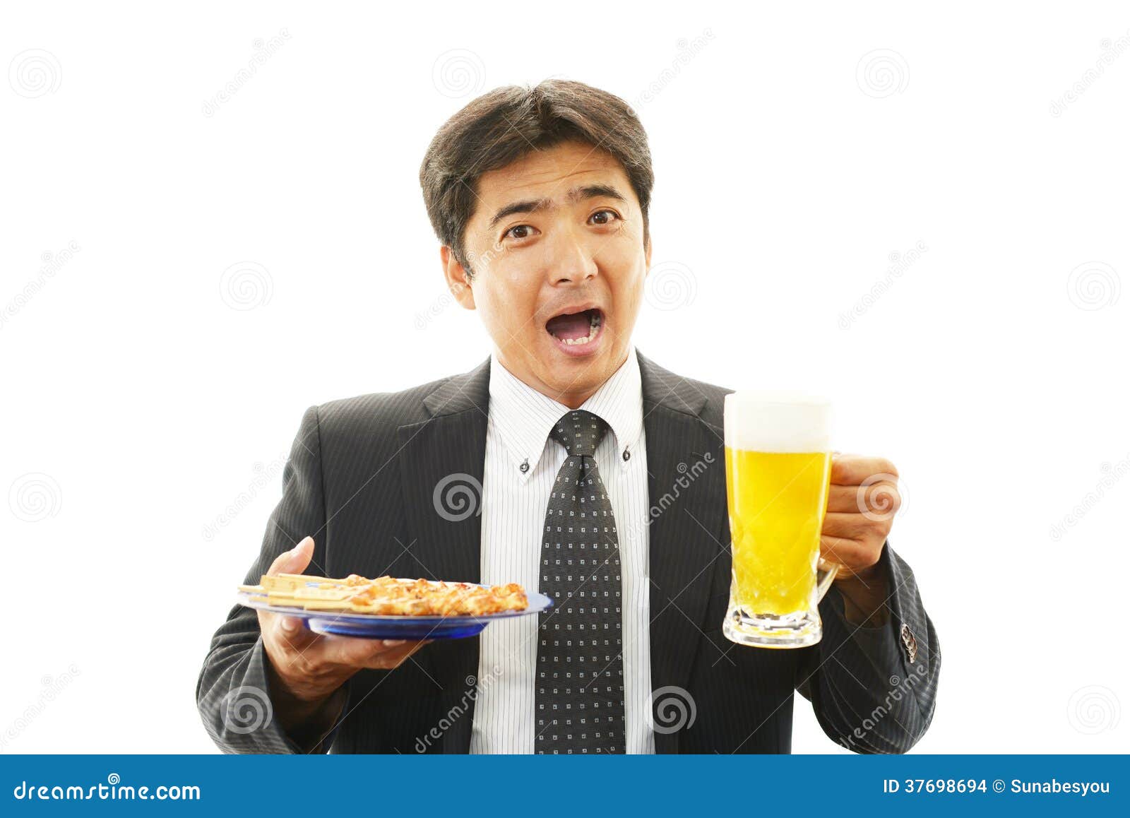 Men drinking beer stock photo. Image of happy, dressed - 37698694