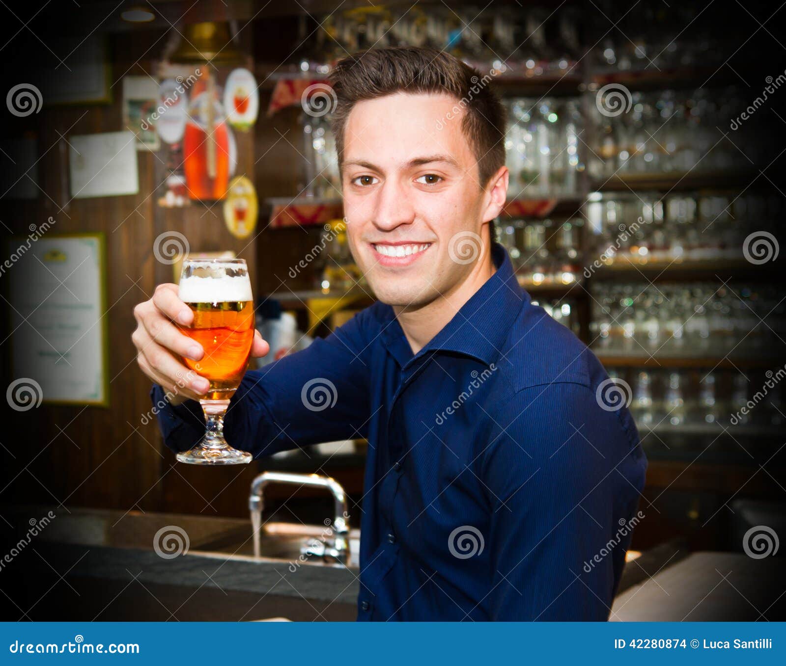 Men Drinking Beer at the Pub Stock Photo - Image of face, adult: 42280874