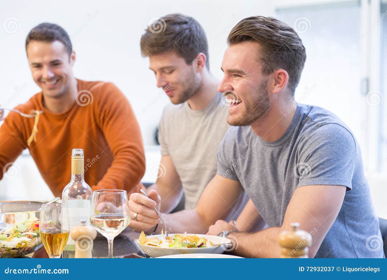 Men Eating Lunch stock image. Image of couples, food - 72932037