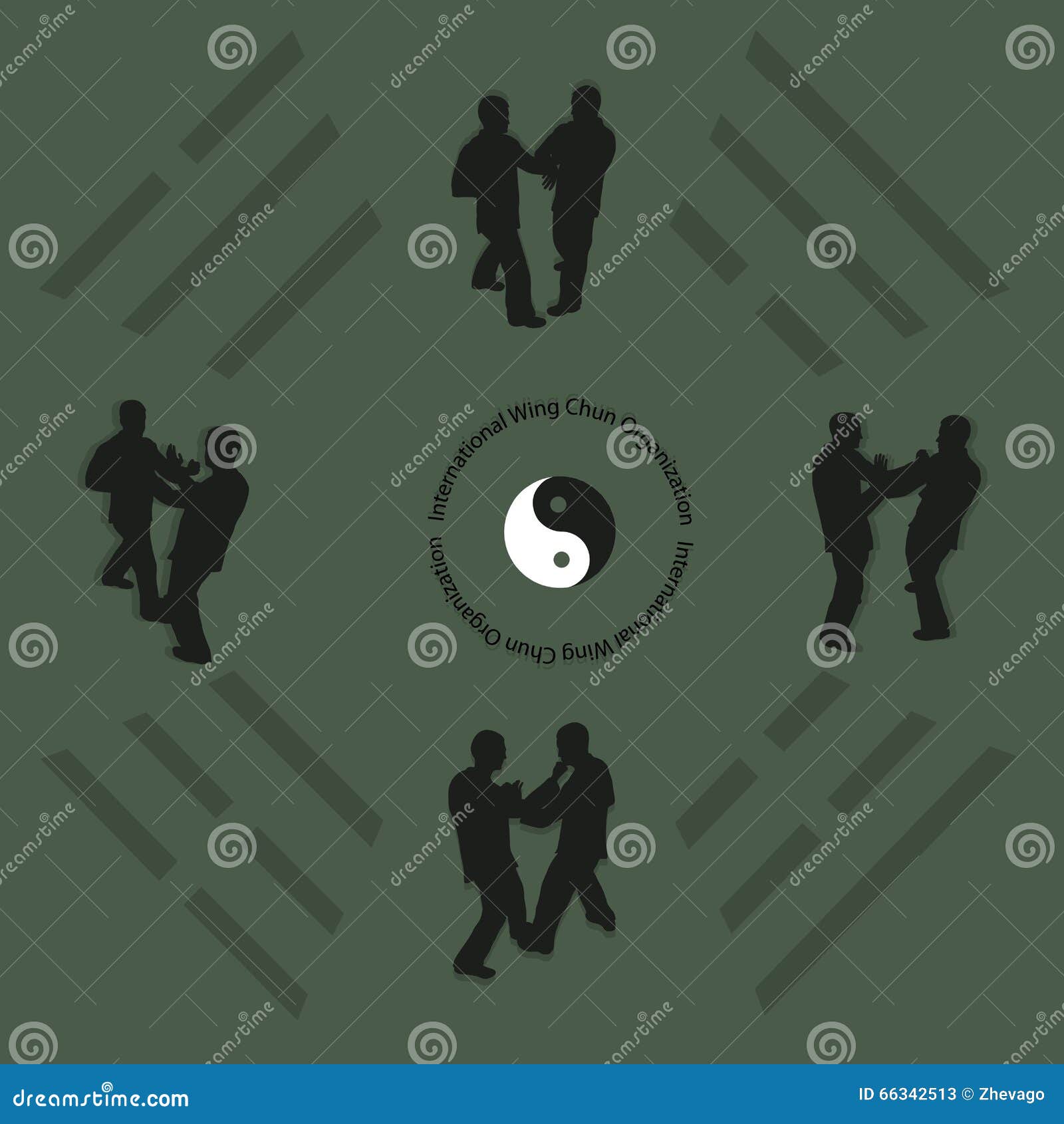 Kung Fu Wing Chun Vector Perfect For Logo Or Printing | CartoonDealer ...