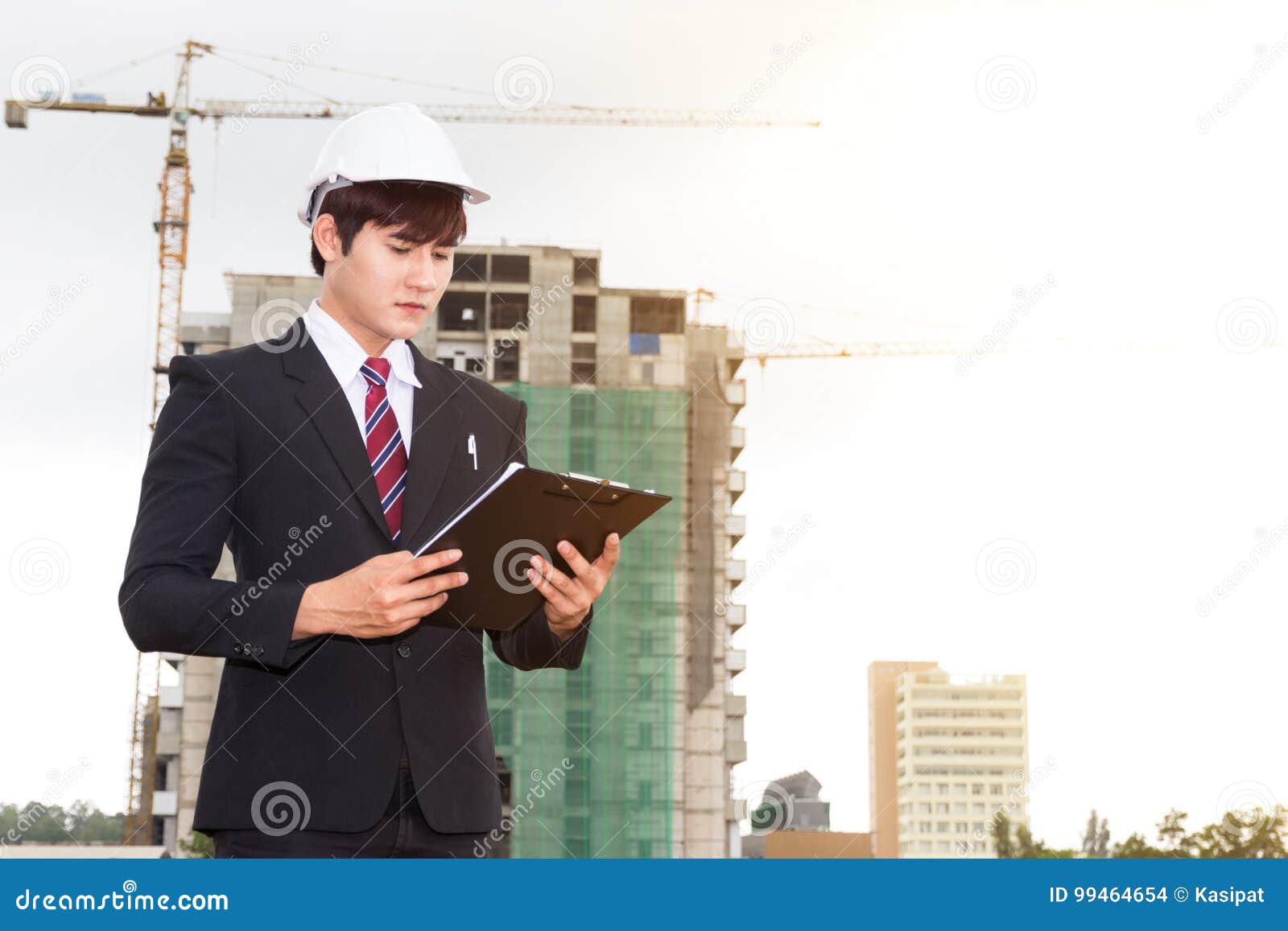 Men Engineering Construction Stock Photo - Image of helmet, safety ...