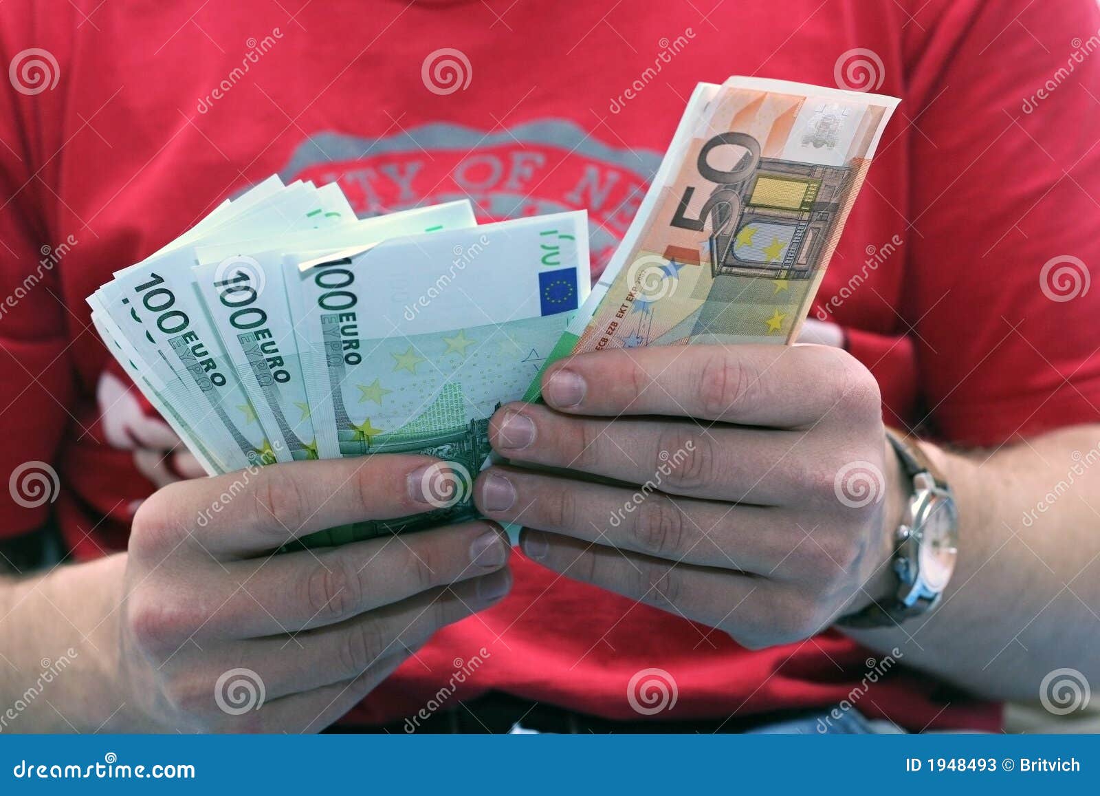 A men with euros stock image. Image of payments, ecommerce - 1948493