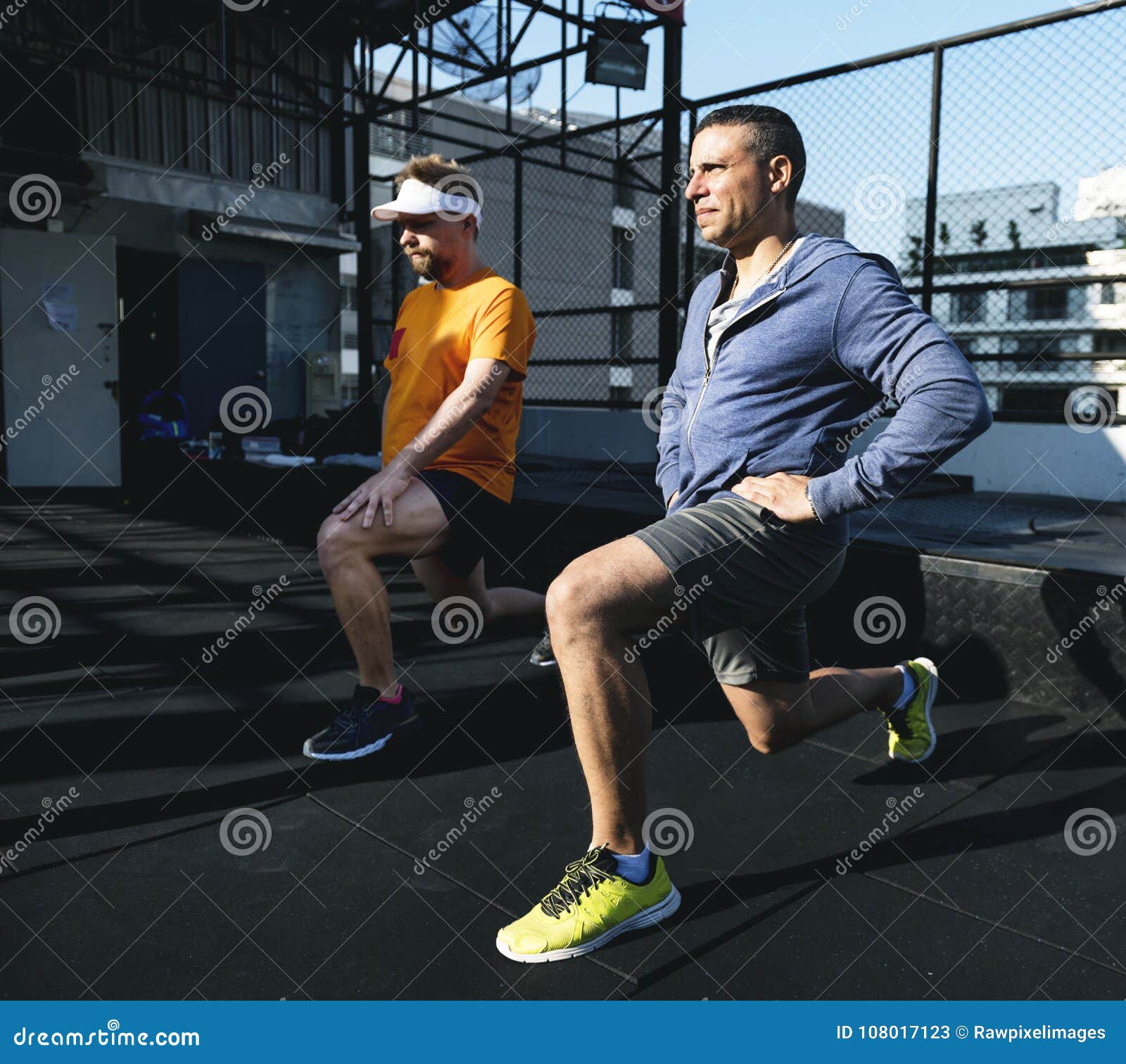 Men Exercising at the Gym Together Stock Image - Image of european ...