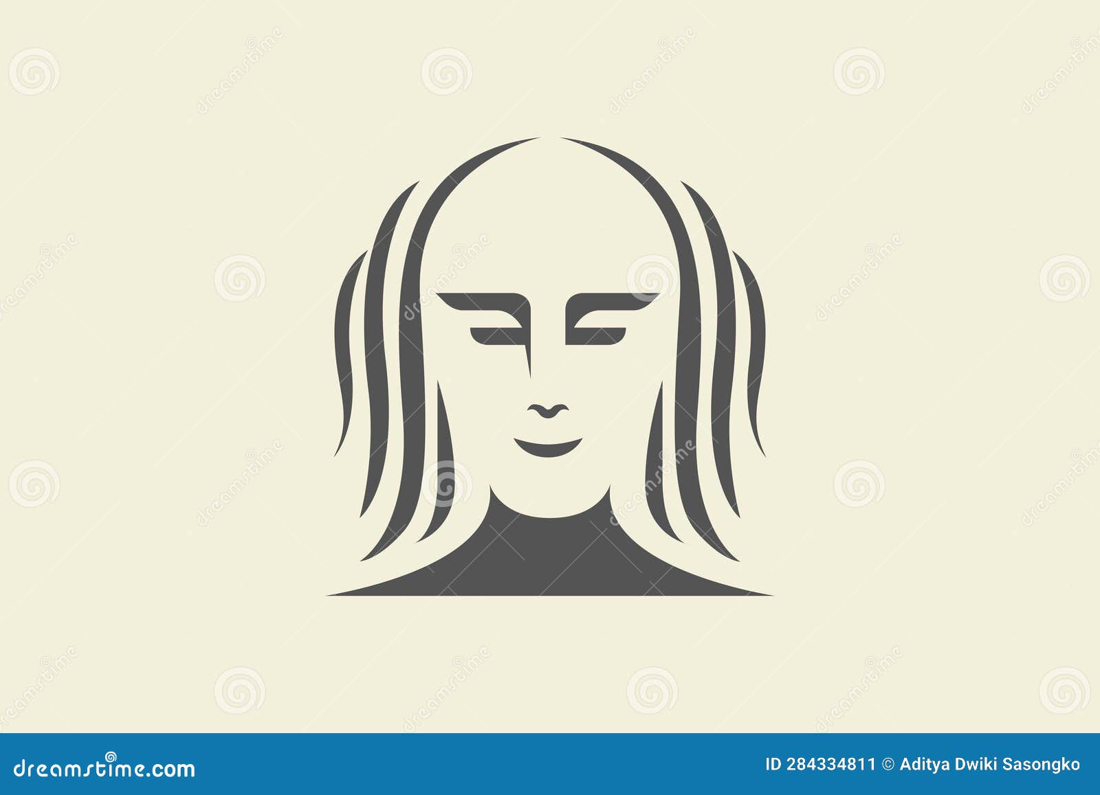 Men face logo stock vector. Illustration of hairstyle - 284334811