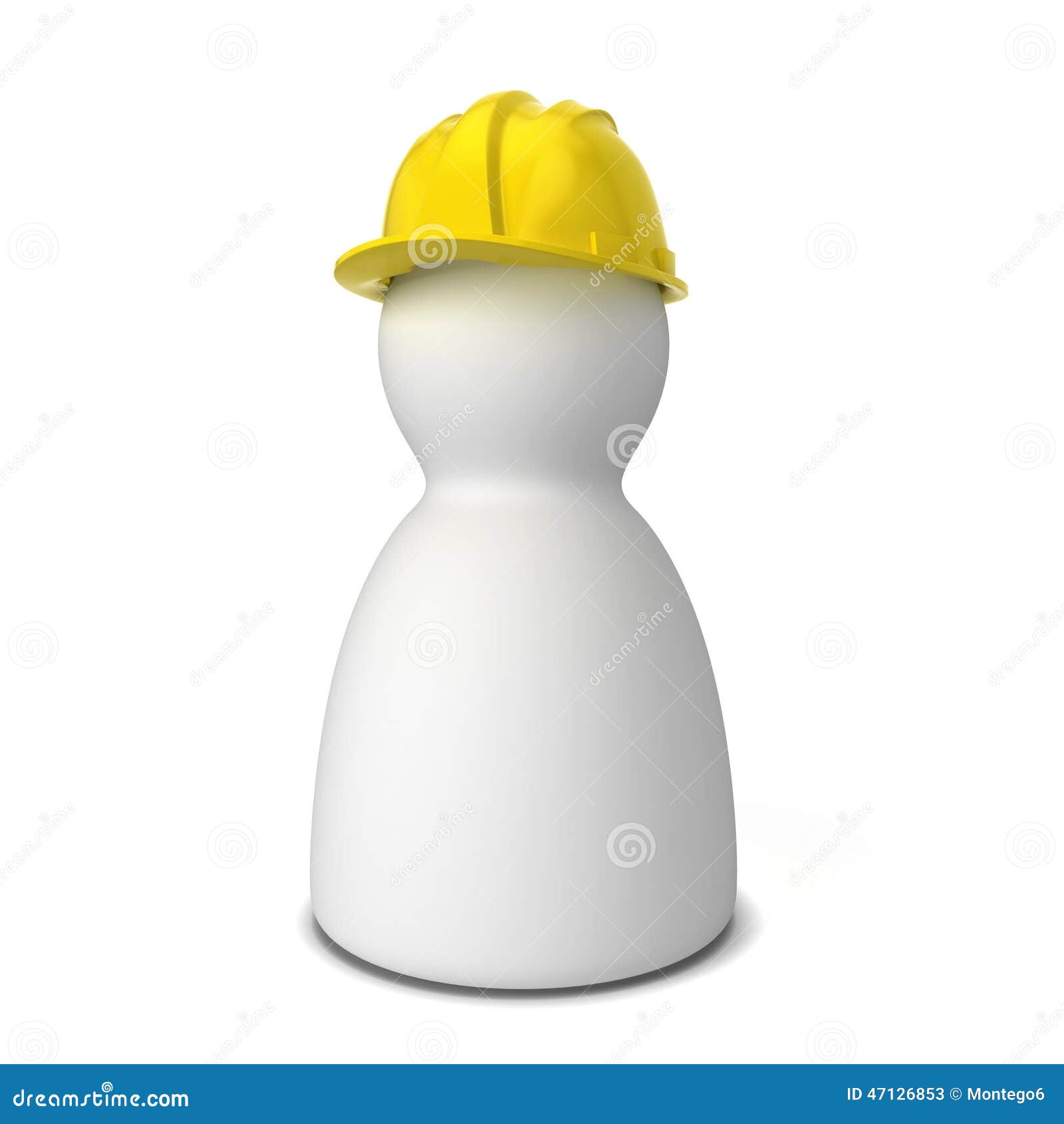 Men Figure with Safety Helmet Stock Illustration - Illustration of ...