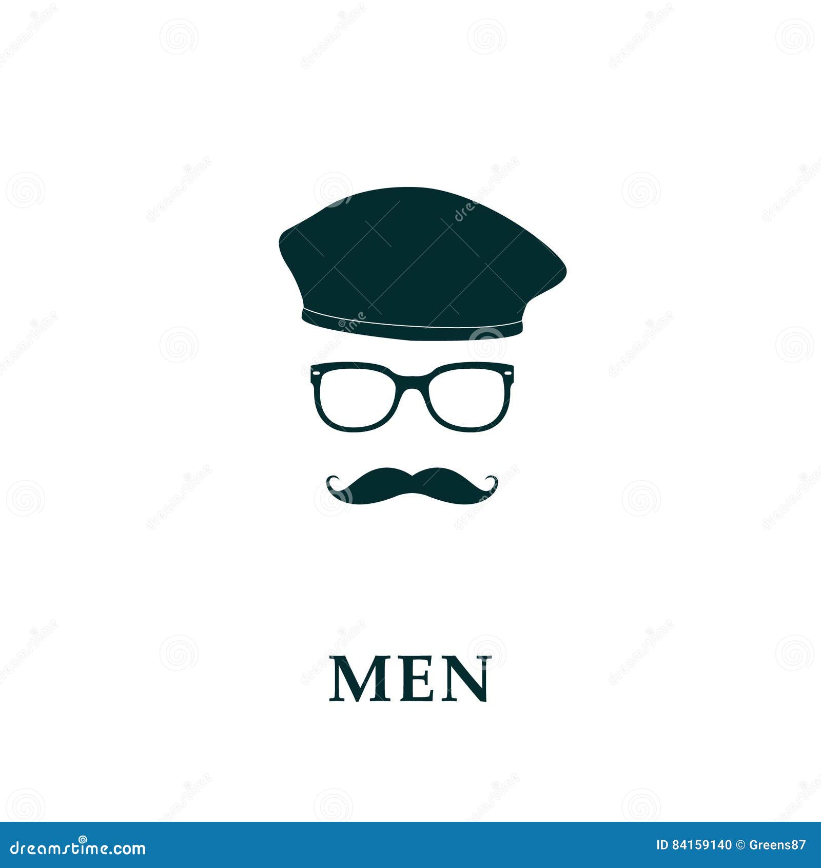 French Moustache Clip Art