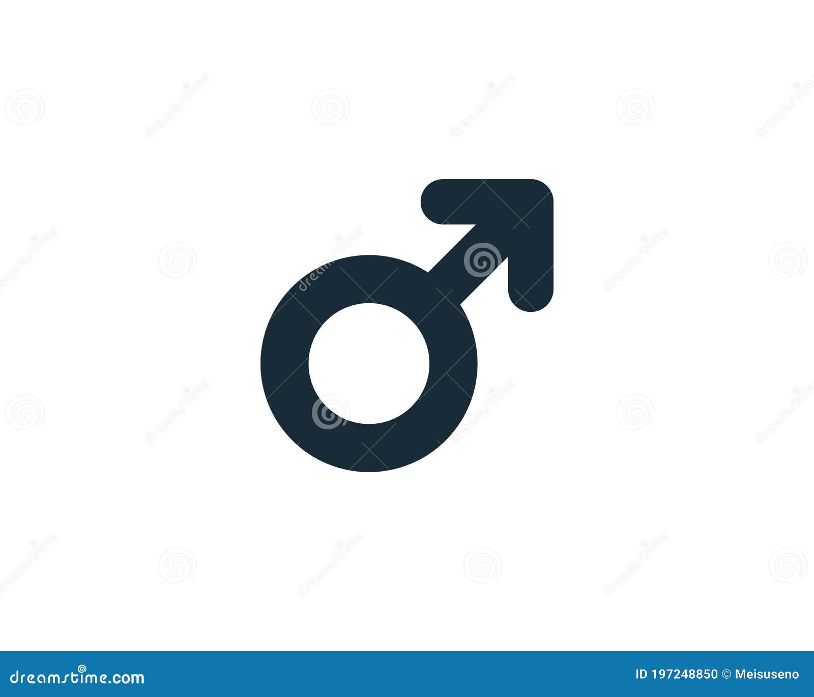 Men Gender Sign Icon Vector Logo Template Illustration Design Stock ...