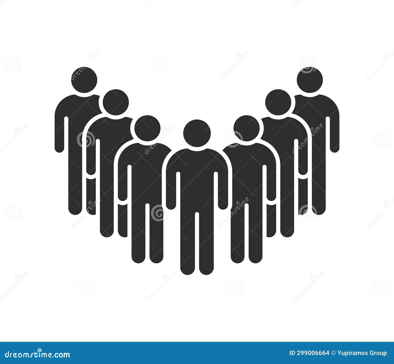 Men group icon stock illustration. Illustration of symbol - 299006664