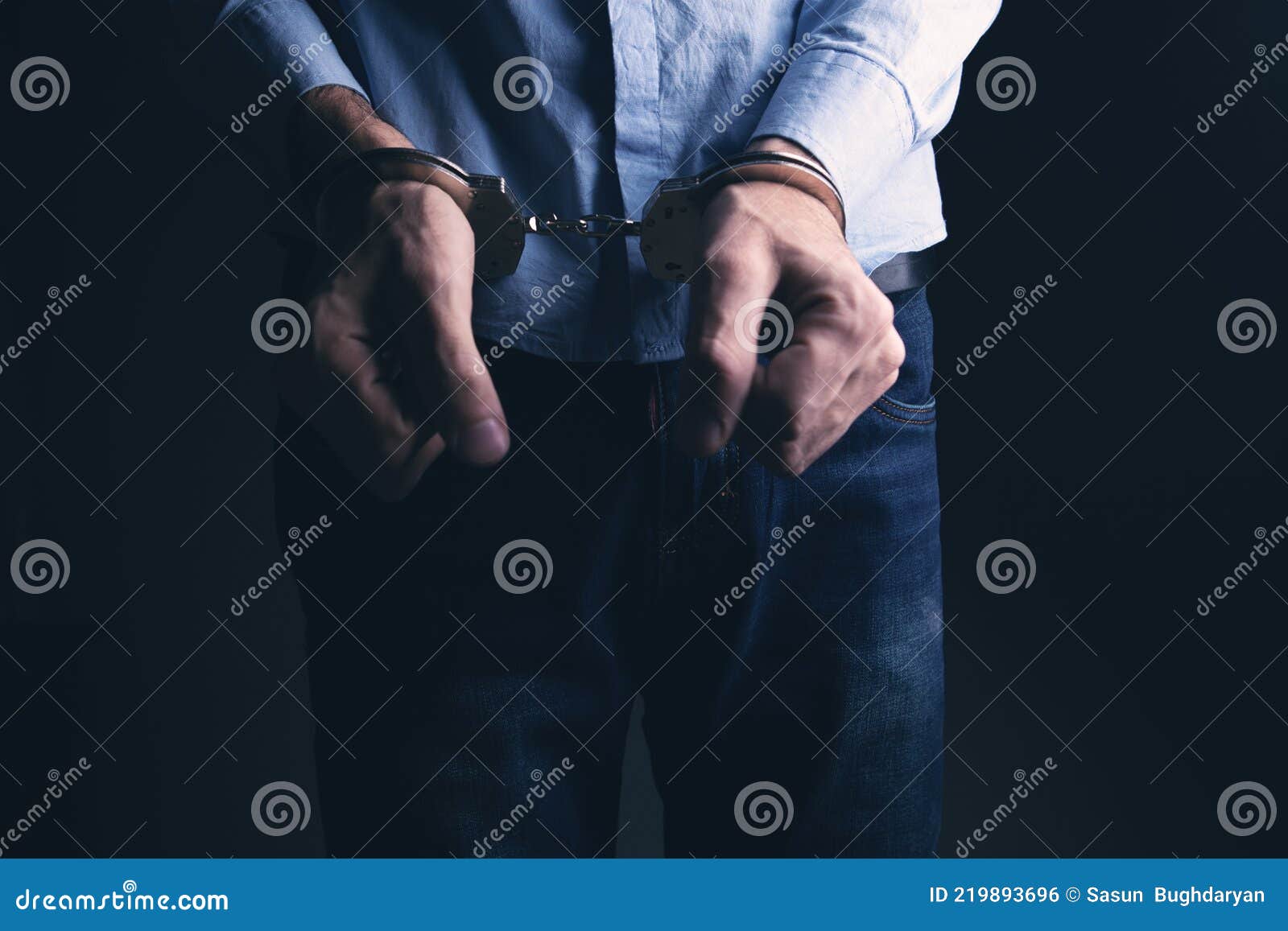 Men Handcuffed in Criminal Concept Stock Photo - Image of justice ...