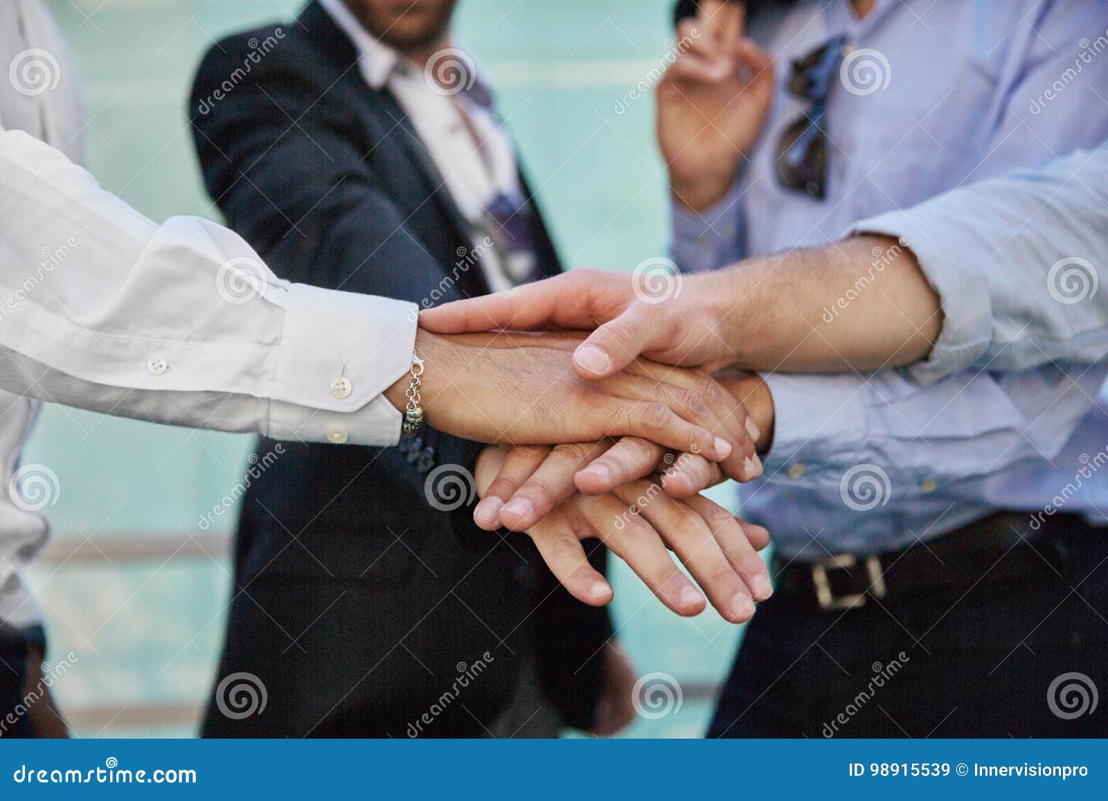 Men Hands Holding Together in Gesture of Unity Stock Image - Image of ...