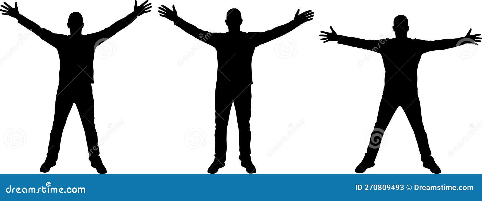 Hands spreading stock vector. Illustration of spreading - 270809493