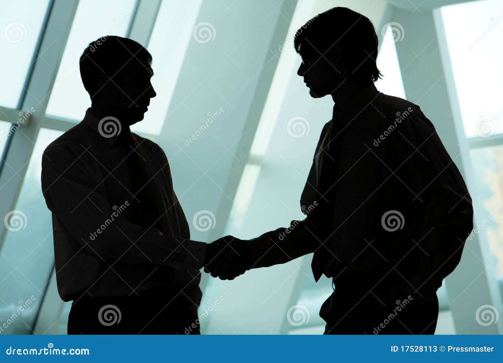 Men handshaking stock image. Image of companionship, human - 17528113