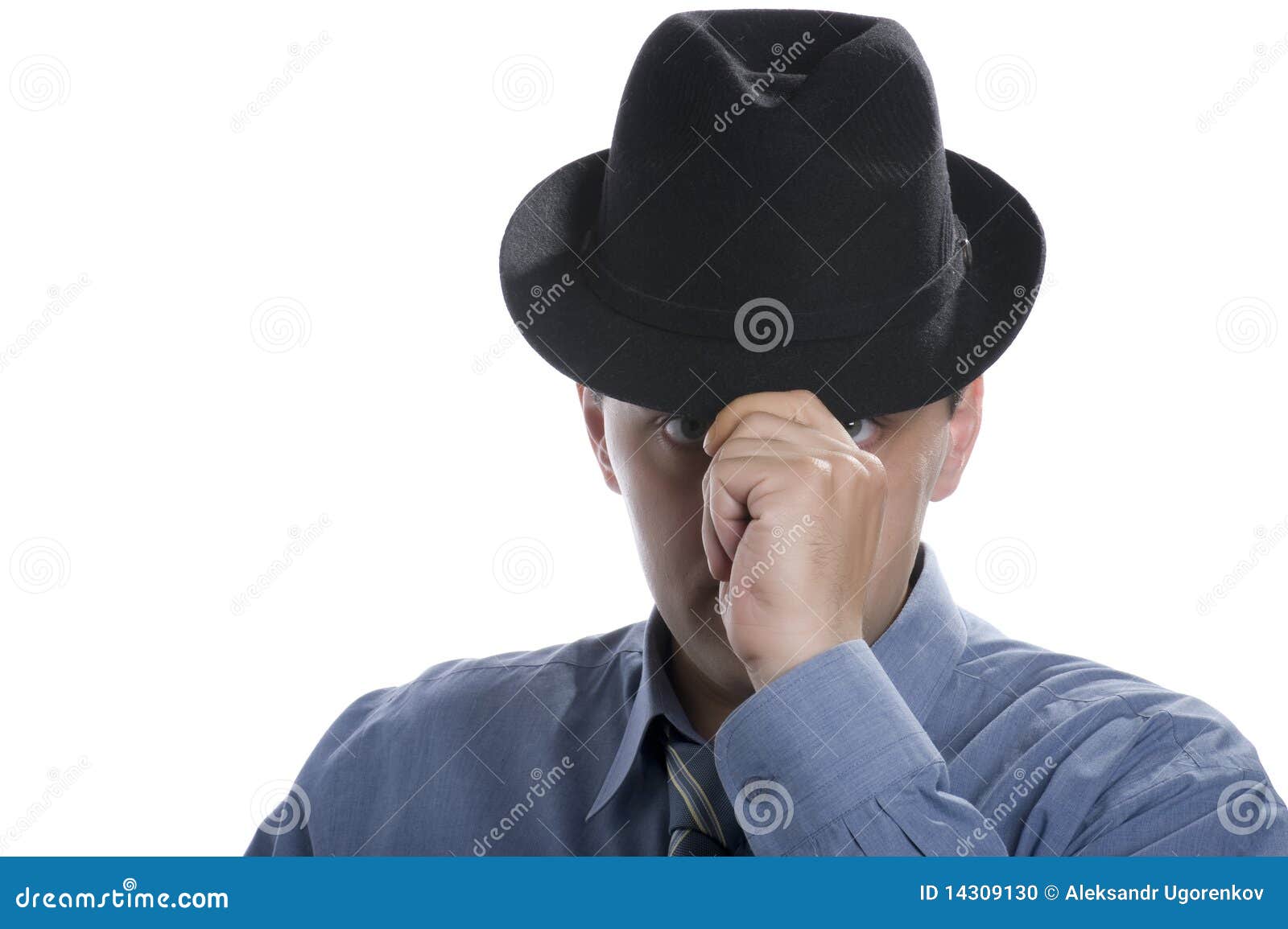 Men on hat stock photo. Image of handsome, danger, face - 14309130