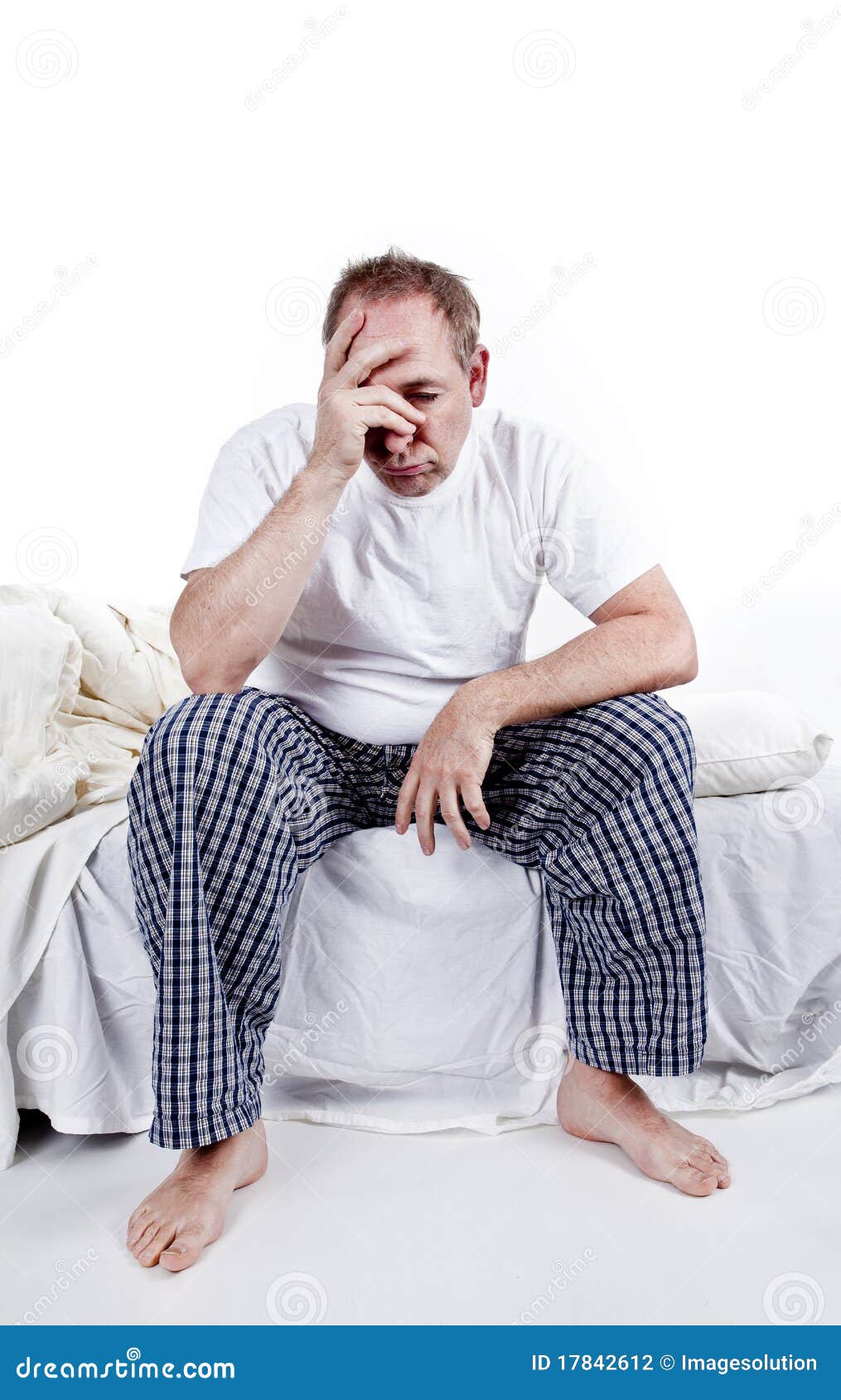 Men Having a Difficult Morning Stock Photo - Image of routine, person ...