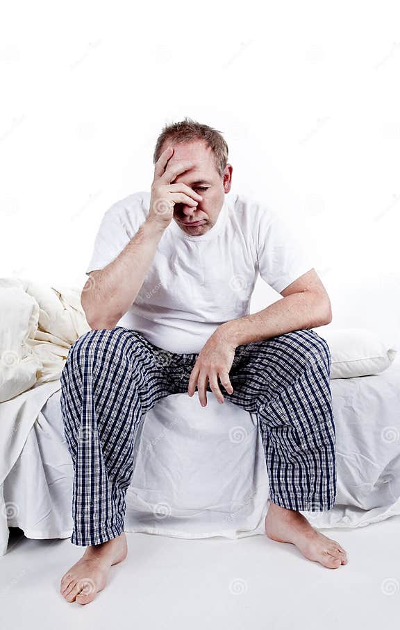 Men Having a Difficult Morning Stock Photo - Image of routine, person ...