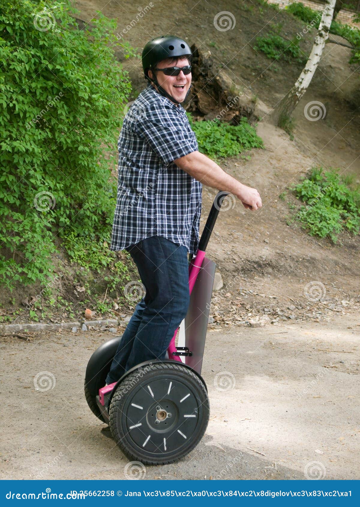 Men having fun on segway stock photo. Image of road, segway - 25662258