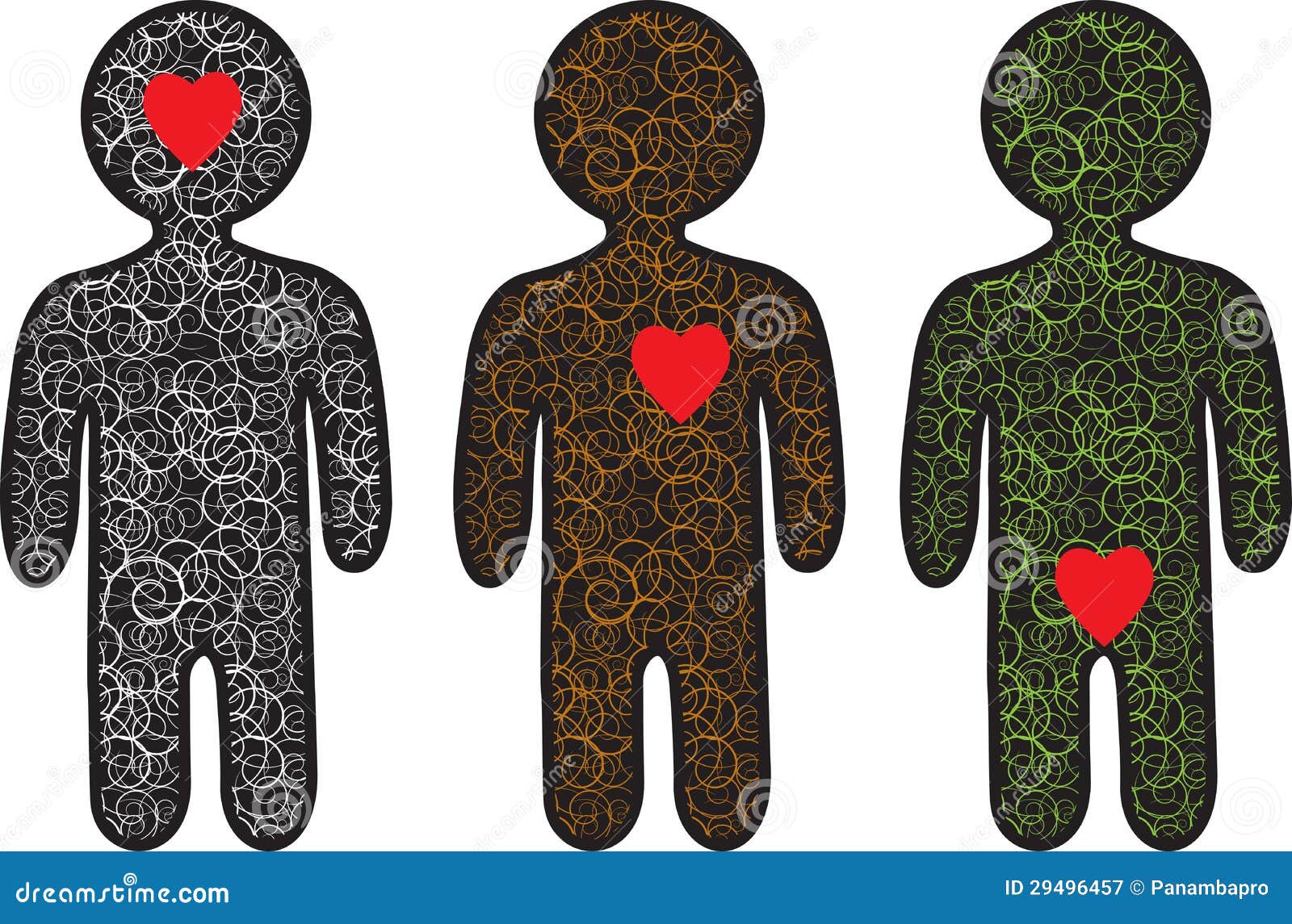 Man and heart stock vector. Illustration of relations - 29496457