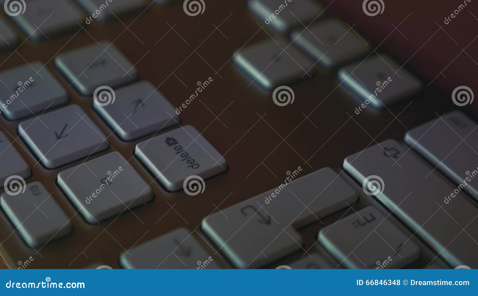 Men Hitting Delete Key on Keyboard Stock Footage - Video of electronic ...