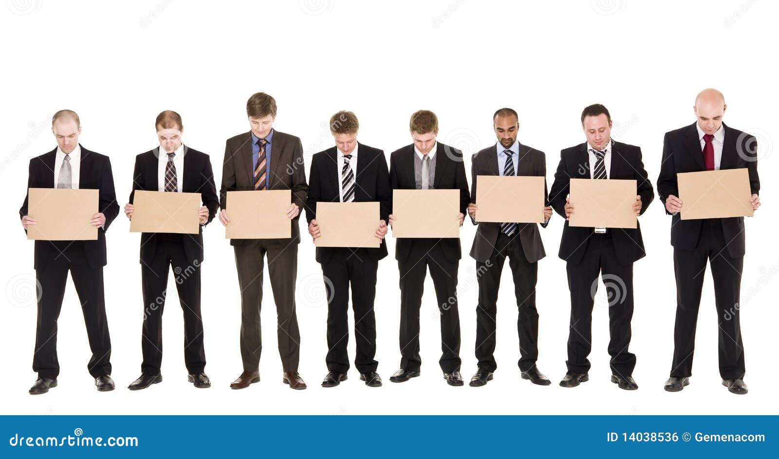 Men holding signs stock photo. Image of friendship, elegance - 14038536