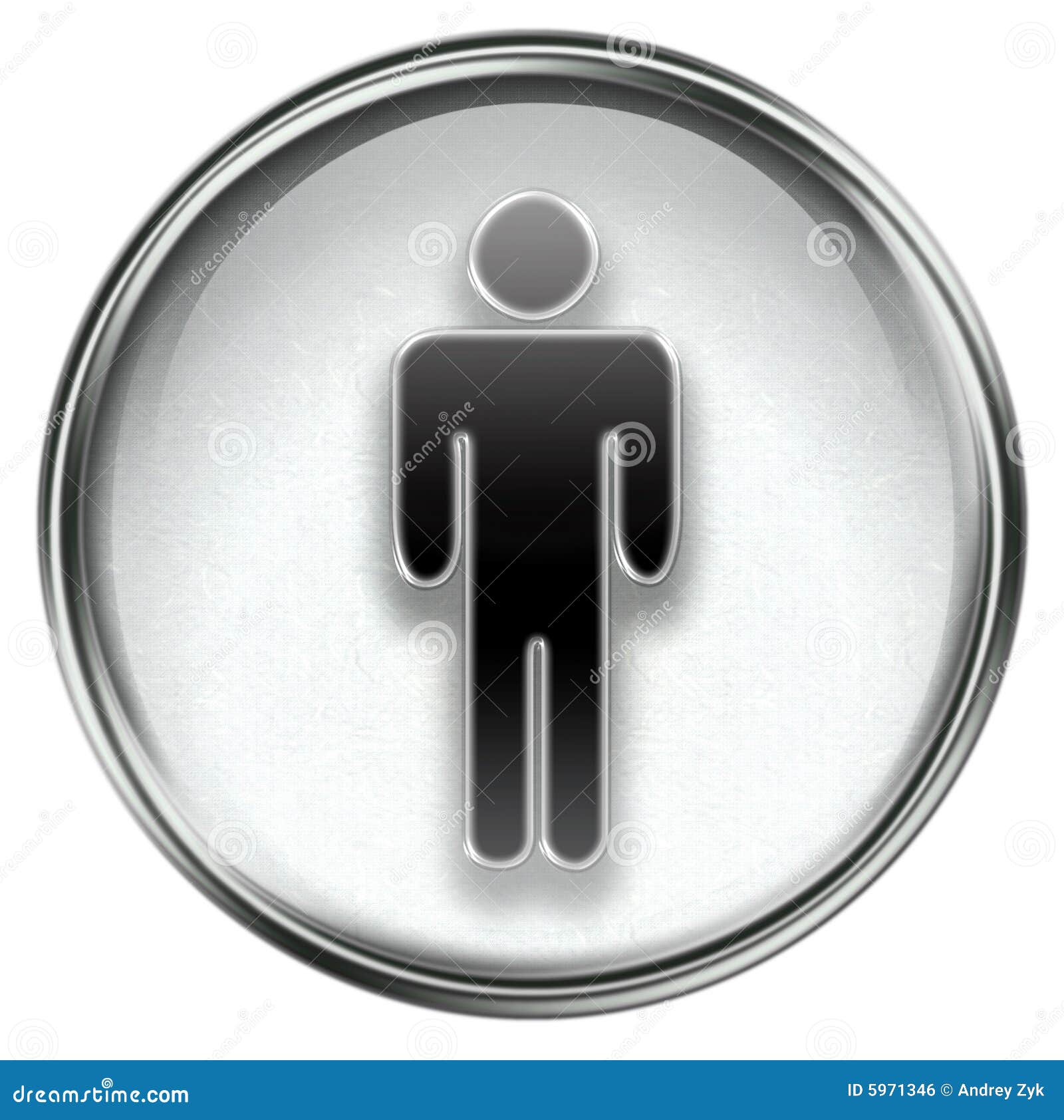Men icon grey stock illustration. Illustration of isolated - 5971346