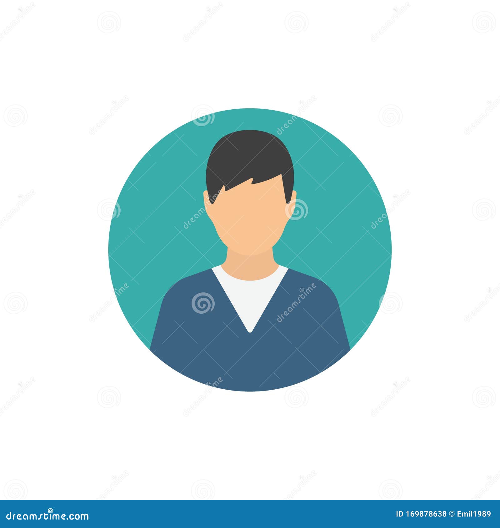 Men icon symbol flat style stock vector. Illustration of internet ...