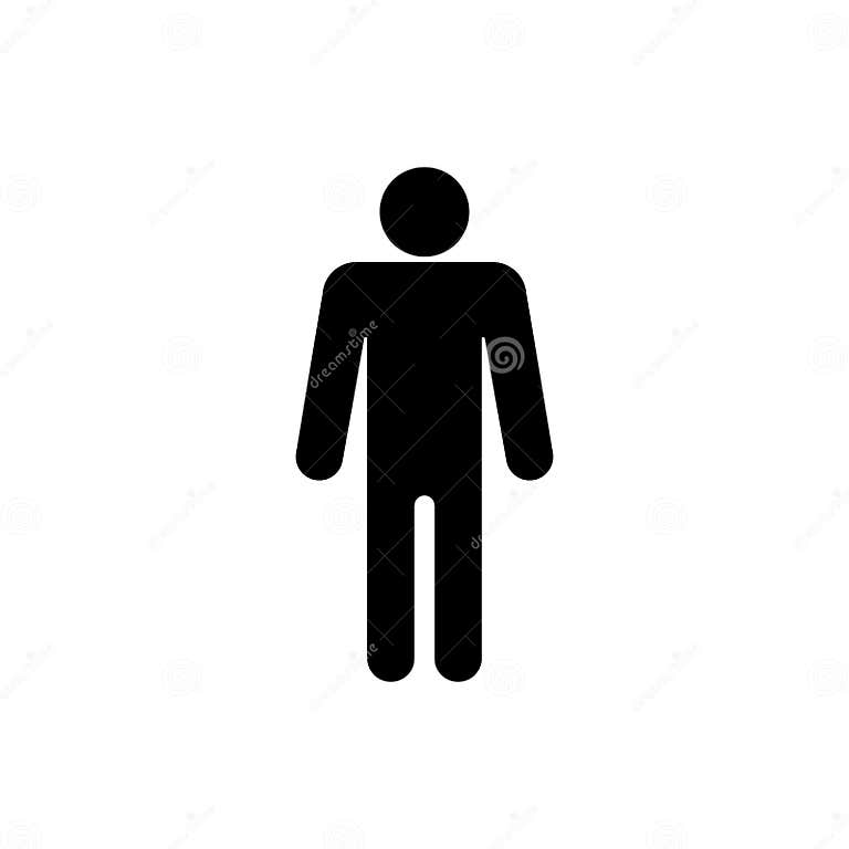 Men Icon Symbol Simple Design Stock Vector - Illustration of design ...