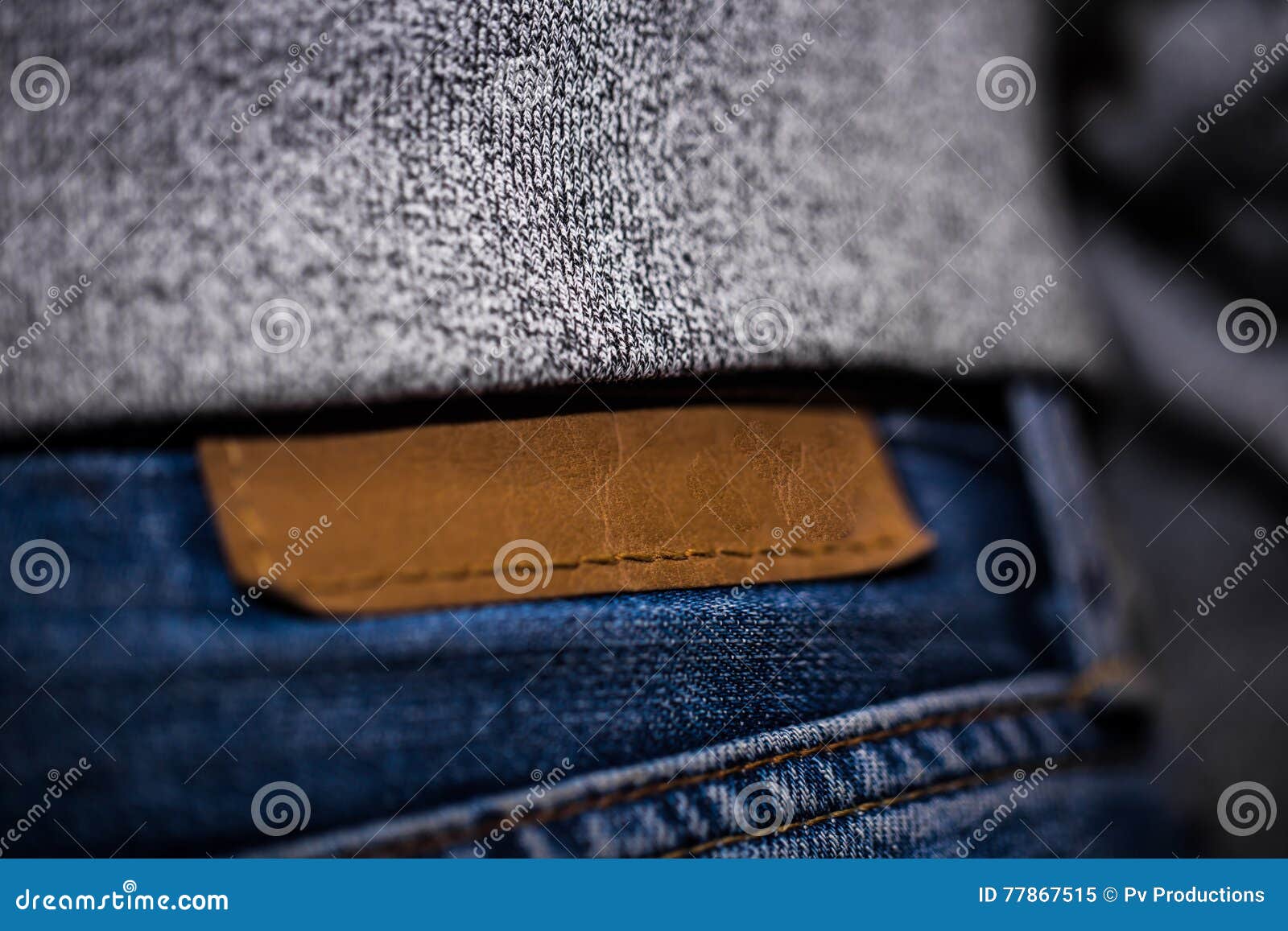 Men Jeans, Rear View Closeup Stock Image - Image of hand, problem: 77867515