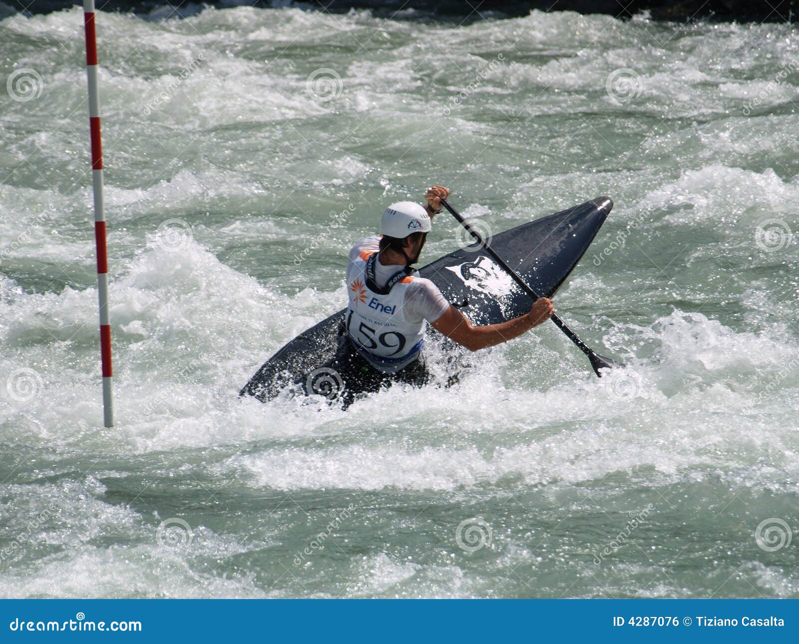 Men on a kayak editorial photo. Image of competitor, danger - 4287076