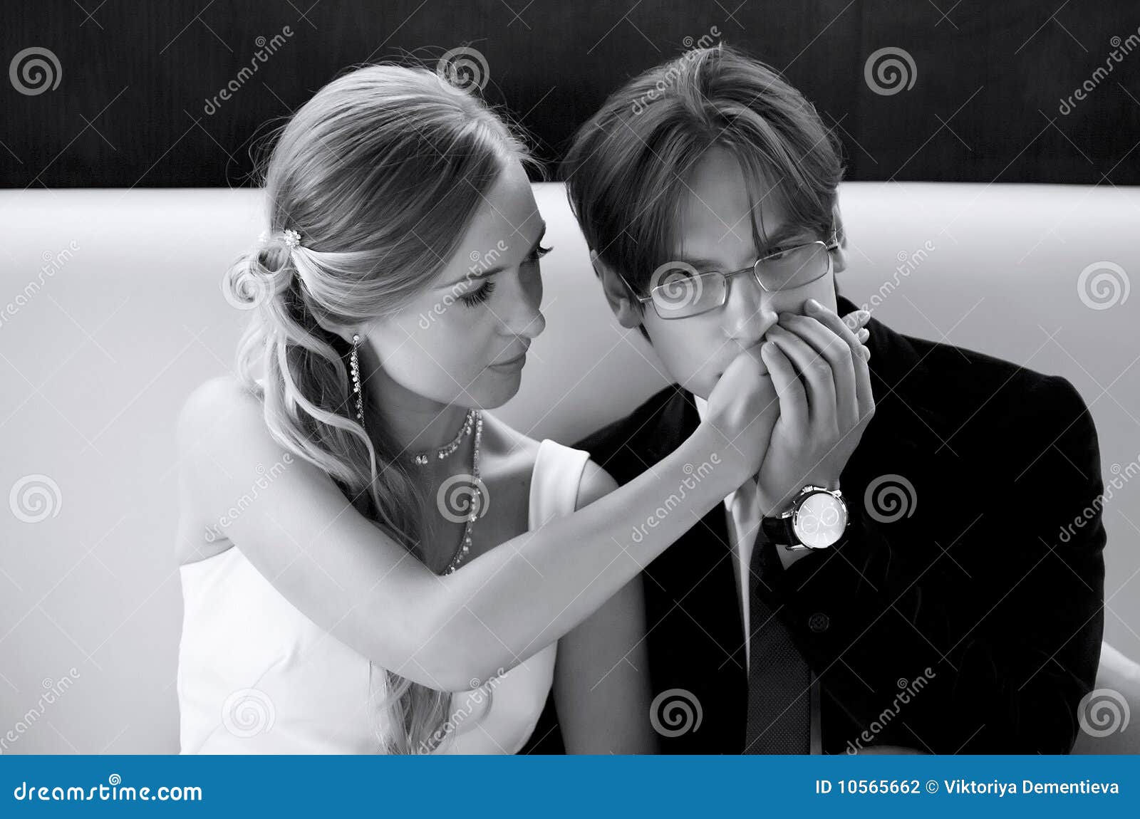 Men Kisses the Hand of the Girl Stock Photo - Image of adult, feeling ...