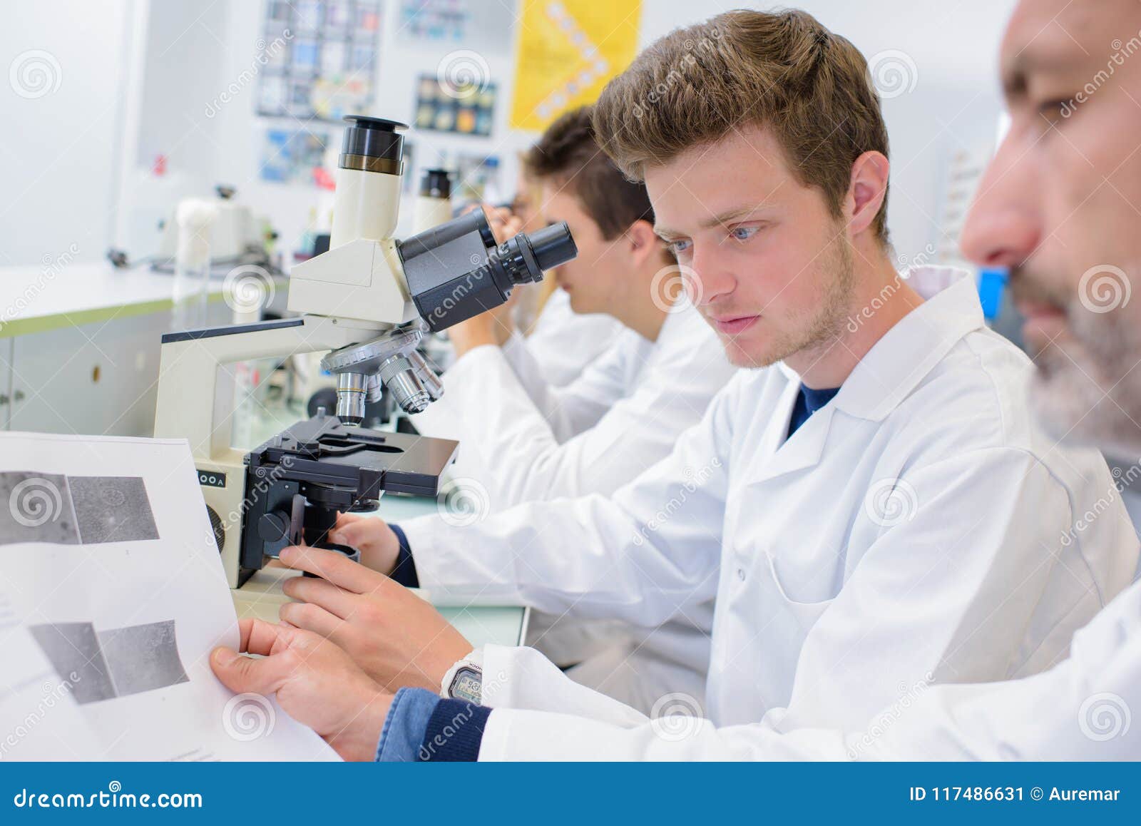 Men in the lab stock image. Image of handsome, supervisor - 117486631