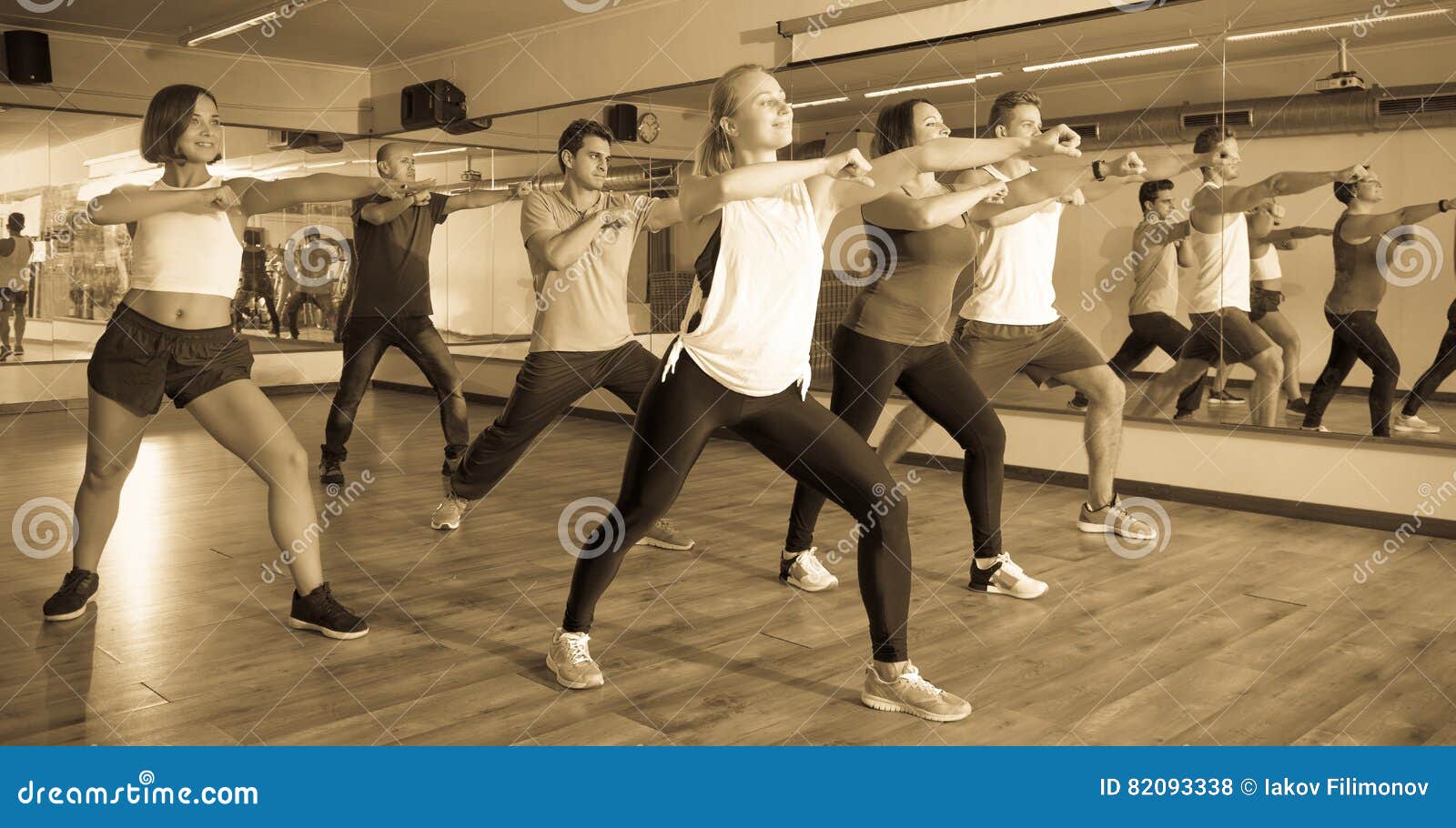 Men and Ladies Dancing Zumba Stock Photo - Image of bright, hand: 82093338