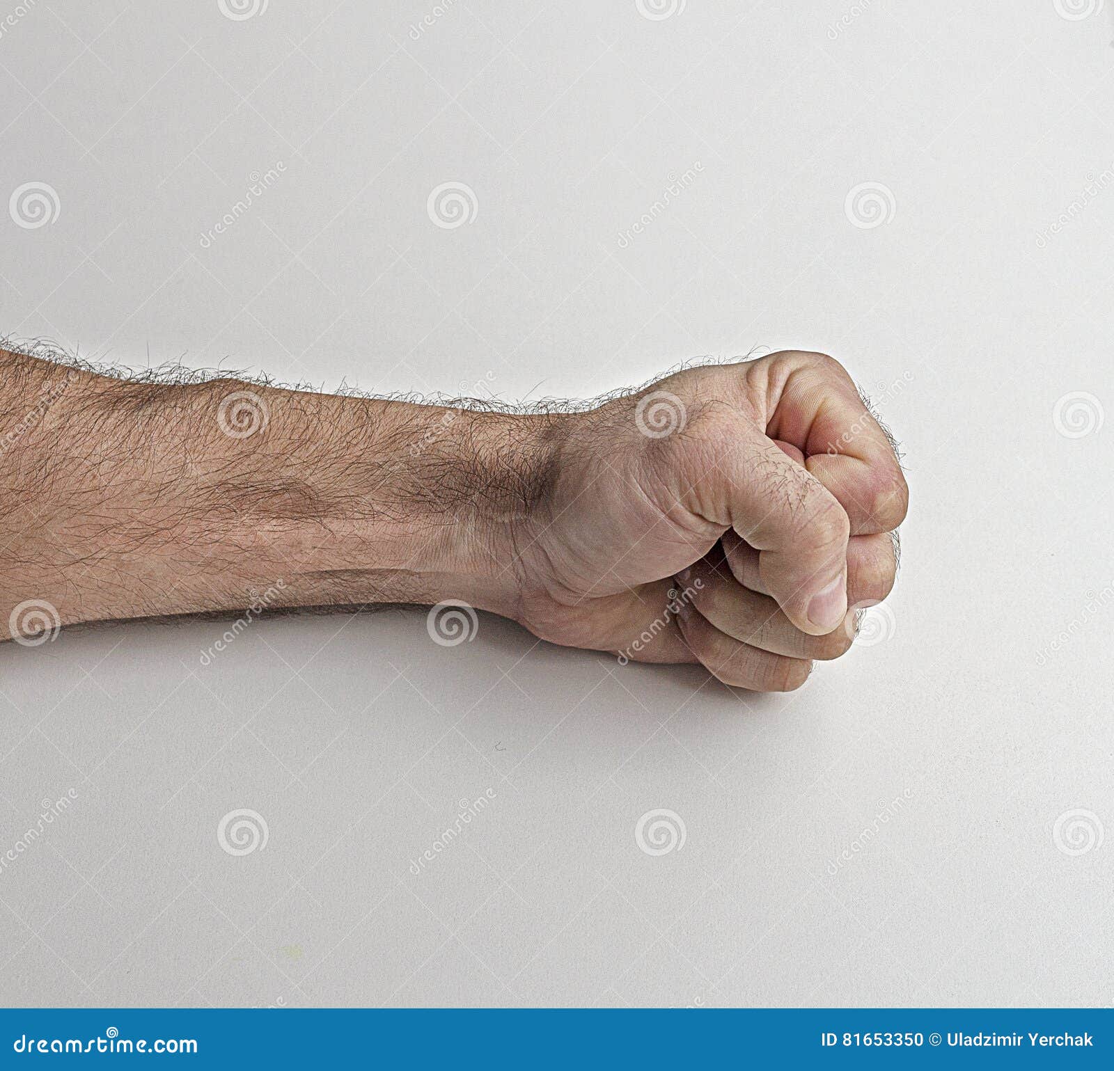 Men Left Hand on a White Background Stock Photo - Image of open, follow ...