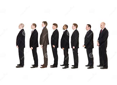 Men in line stock image. Image of adult, masculine, expression - 14038353