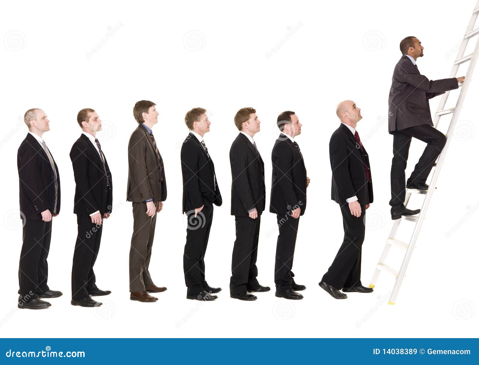 Men in line stock image. Image of standing, occupation - 14038389