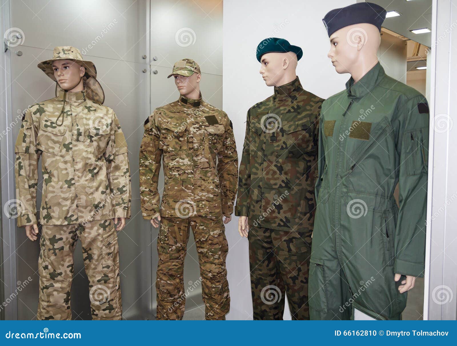 Men mannequins in uniform stock photo. Image of protect - 66162810