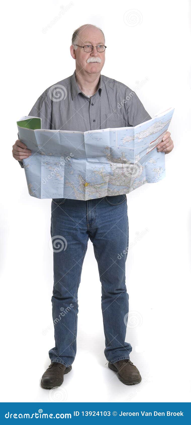 Men with map stock image. Image of horizontal, embracing - 13924103