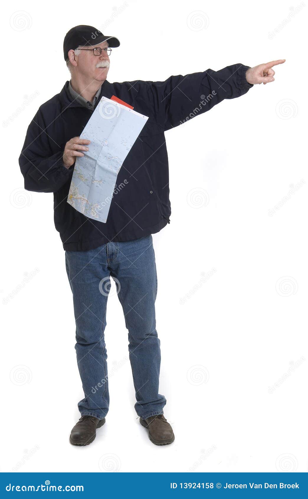 Men with map stock photo. Image of background, casual - 13924158