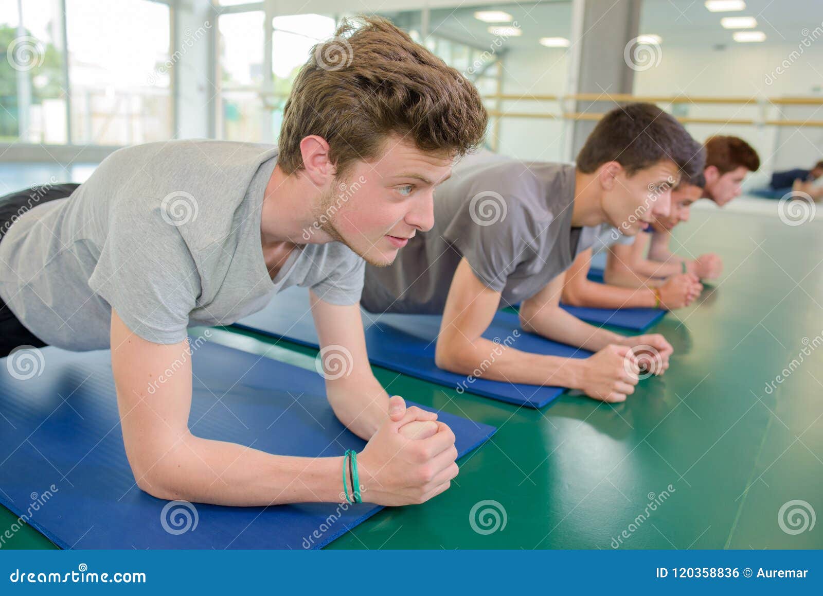 Men on the mat stock photo. Image of practise, male - 120358836
