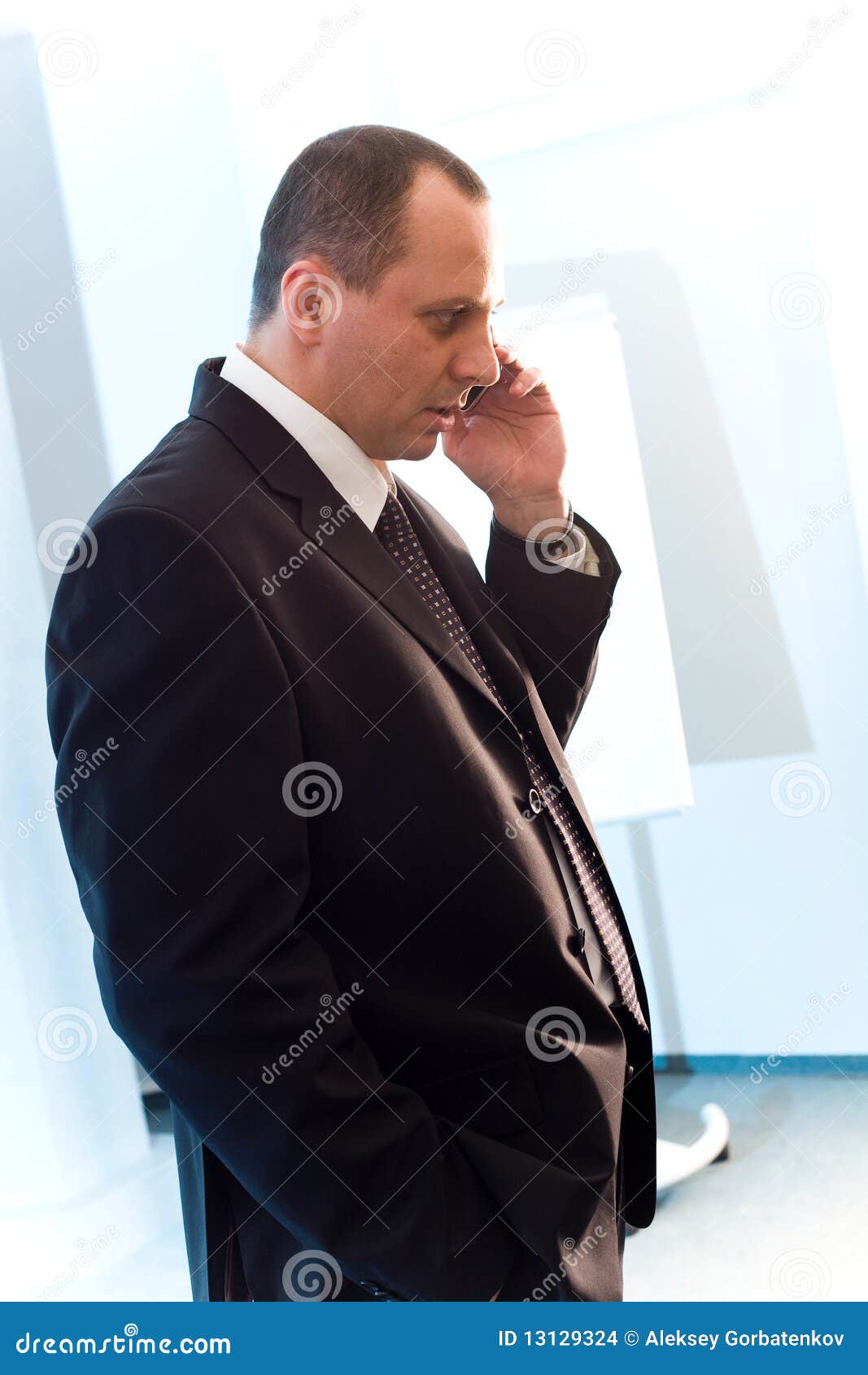 Men with mobile phone stock photo. Image of communication - 13129324