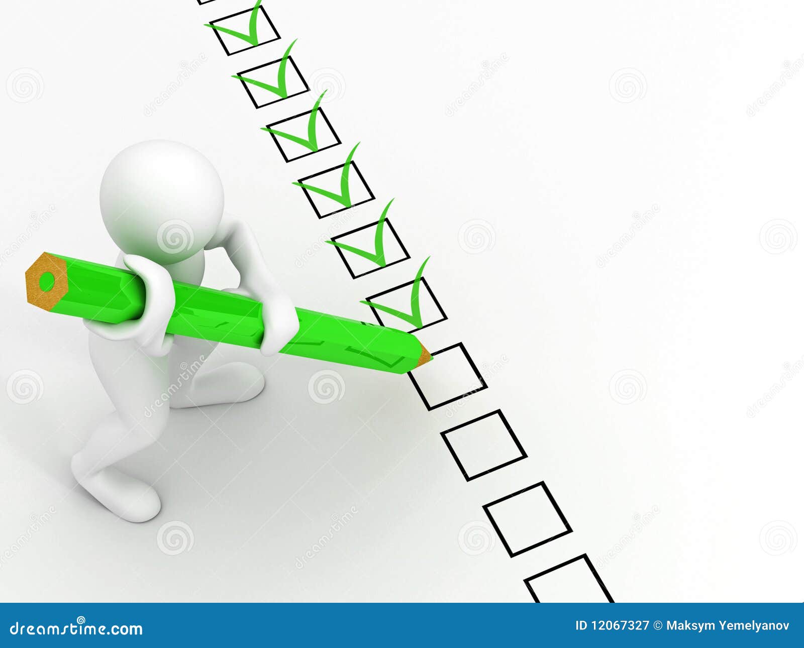 3d Questionnaire Royalty-Free Illustration | CartoonDealer.com #32093481