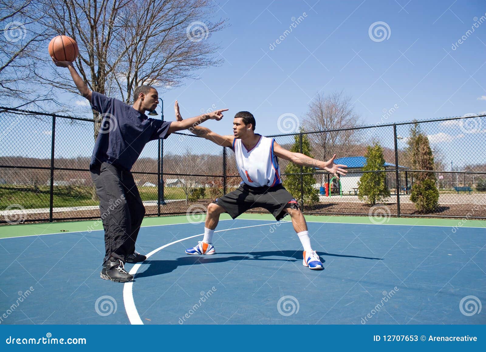 Men Playing Basketball stock image. Image of ball, lane - 12707653
