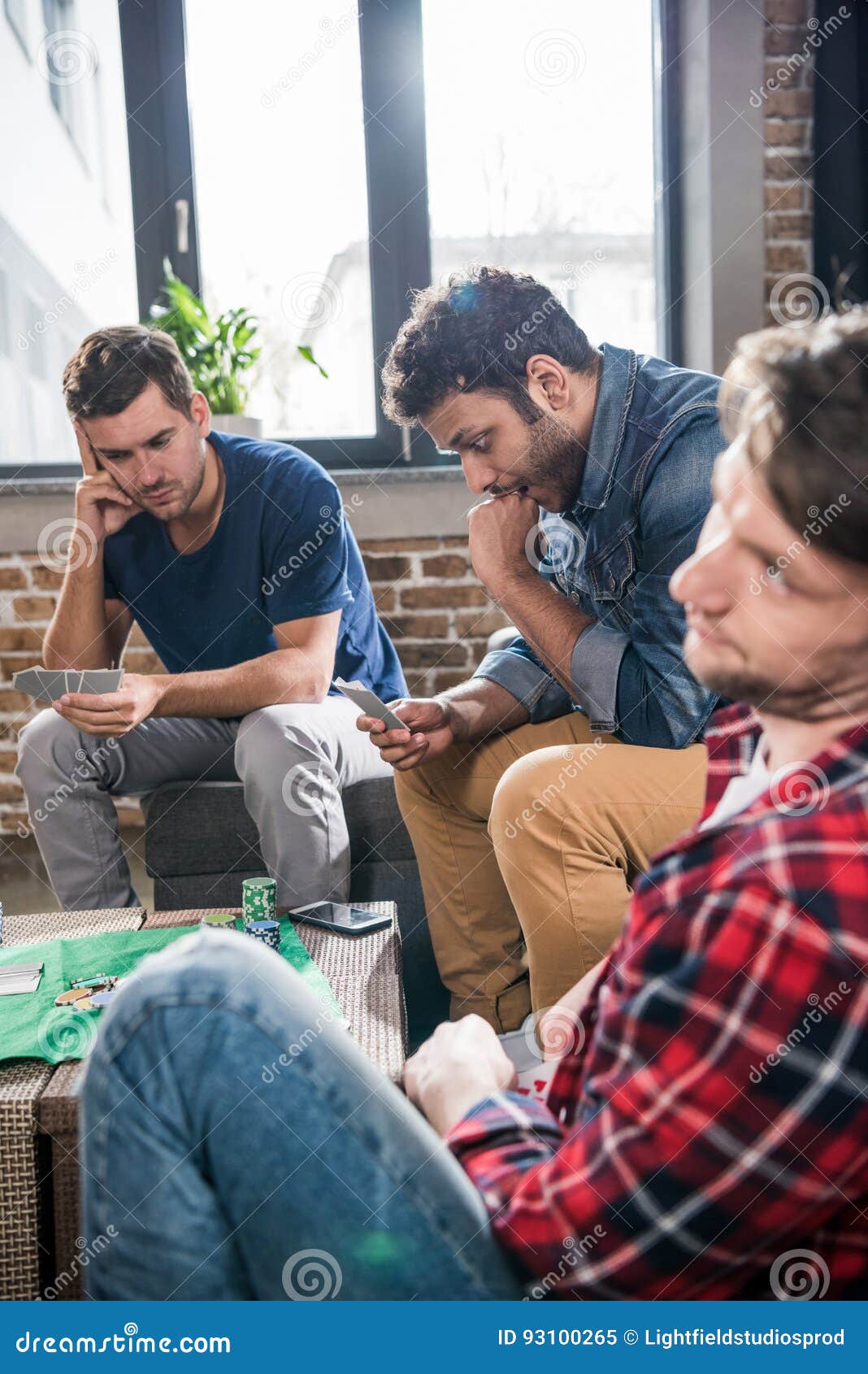 Men playing cards stock image. Image of gaming, cards - 93100265