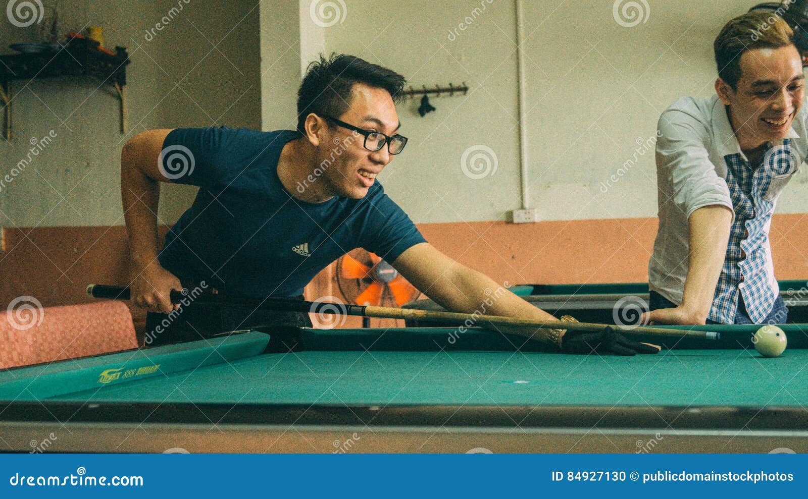 Men Playing Pool Picture. Image: 84927130