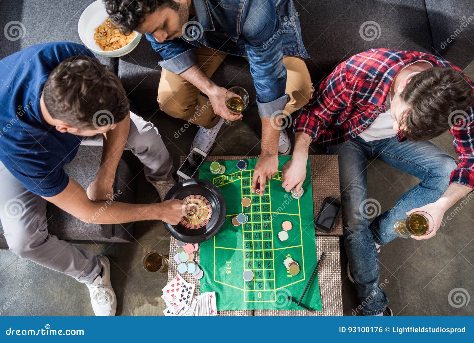 Men playing roulette game stock photo. Image of people - 93100176